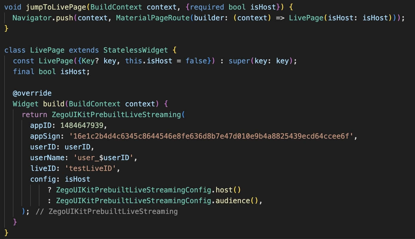How to Create a Flutter Live Streaming App [2025] - ZEGOCLOUD