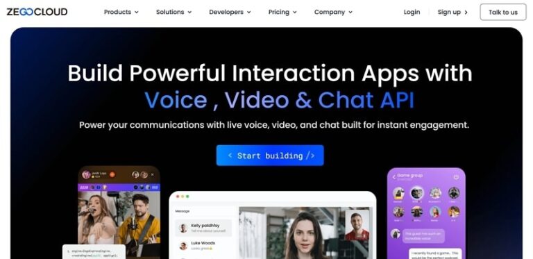 10 Best Chat APIs for Web, Mobile, and Desktop Apps in 2025 - ZEGOCLOUD